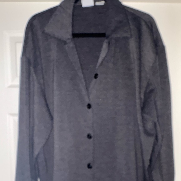 Carolina Colours | Jackets & Coats | Carolina Colours Gray Shacket ...